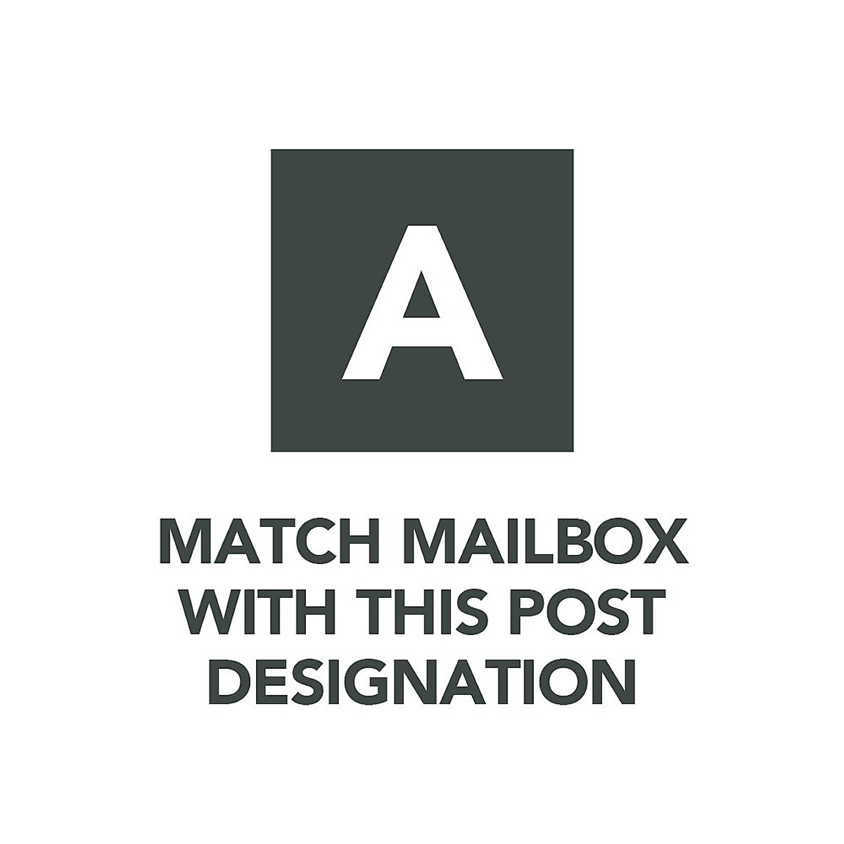 Gibraltar Mailboxes Parsons Medium Capacity Rust-Proof Plastic White, Post-Mount Mailbox, PL10W0201