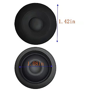 Replaces 4 Pack Trailer Axle Dust Cap Cup Grease Cover & 12Pack with Rubber Plugs for Dexter EZ Lube Trailer Camper Axle 1.98"