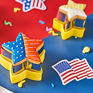 ETERSION Star Cookie Cutter 5 Pieces 5 Sizes 1" to 4"