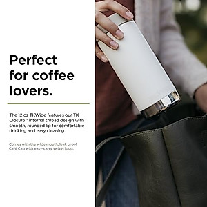 Klean Kanteen 12oz TKWide Insulated Water Bottle with Twist Cap - Tofu