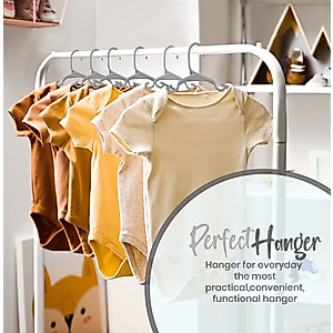 Utopia Home 60 Pack Kids Hangers - 11.5 Inch Plastic Baby Hangers for Closet - Childrens Hanger for Clothes & Infant Hanger for Closet - for Everyday Standard Use (Green)