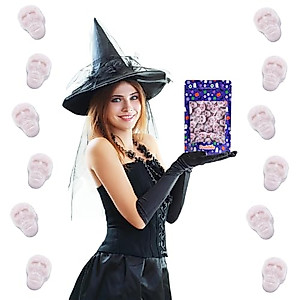 Fruidles Gummy Skulls Halloween Candy, Trick-Or-Treat Party Bag Fillers, Party Favor (Half-Pound