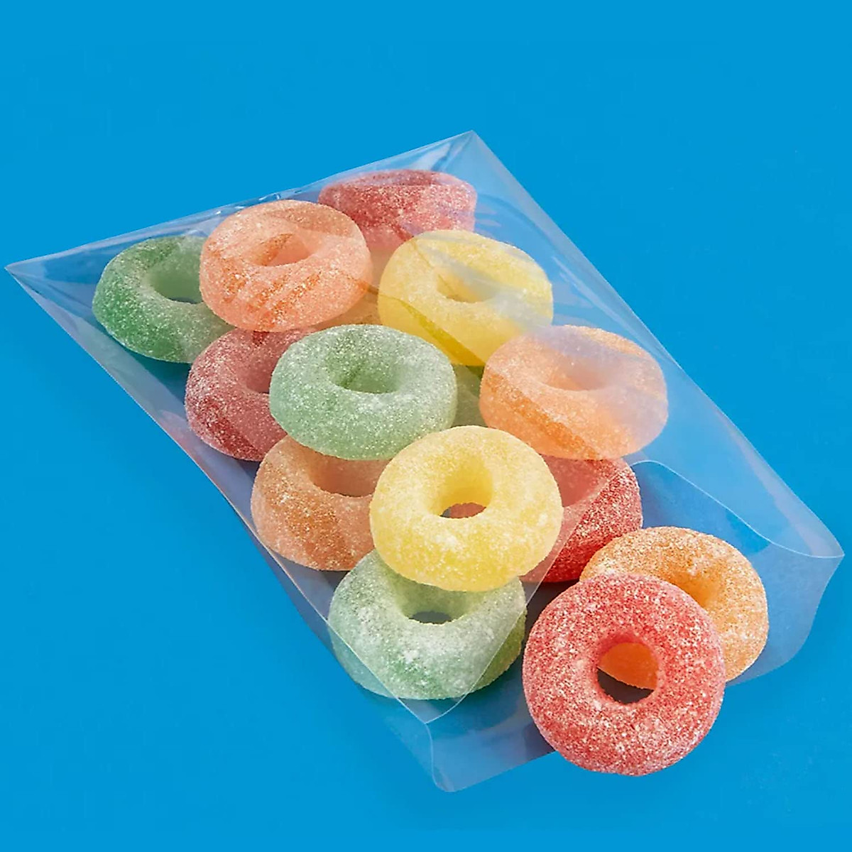 Zcintert Clear Cello Cellophane Treat Bags, 200 Pcs - 3.9" x 5.9"(2mils), Plastic Gift Bags for Candy, Party Favor, Cookies, Candies Packaging, with 4” Twist Ties