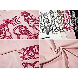 Aelfric Eden Graphic Tees Men Y2k Cartoon Oversized T Shirts Women Streetwear Vintage Tees Unisex Summer Tops