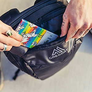 Gregory Mountain Products Border 25 Travel Backpack, Total Black