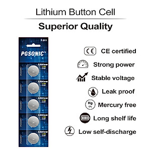 PGSONIC CR1/3N Battery (5pcs)