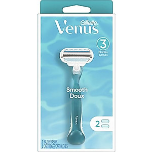 Gillette Venus Smooth Women's Razor - 1 handle + 2 refills