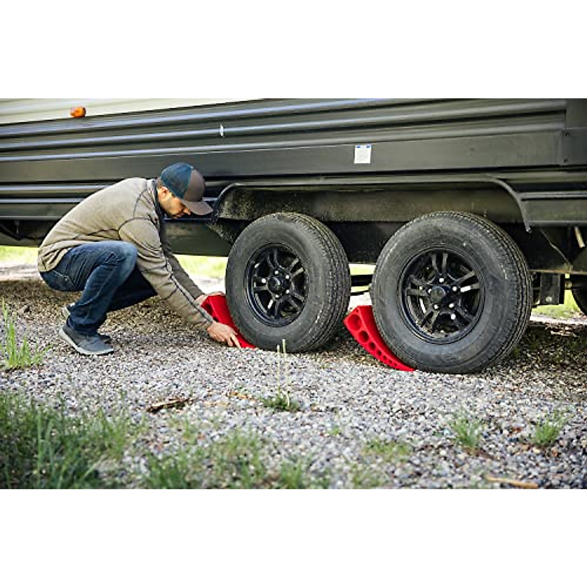 ANDERSEN HITCHES | RV Accessories | 2-Pack Camper Leveler System Must Have RV | Camping Travel Easy Storage Jack Stabilizer Block | Levelers Blocks for Campers and Fifth Wheels | 3604