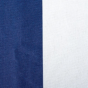 DII Cabana Stripe Outdoor Tabletop Collection, Stain/Wrinkle Resistant & Waterproof, Table Runner, 14x72, Nautical Blue