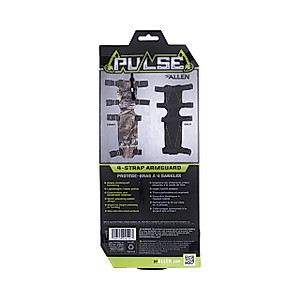 Allen Company Pulse Molded 4-Strap Archery Armguard, 12", Mossy Oak Break-Up, One Size (4120)