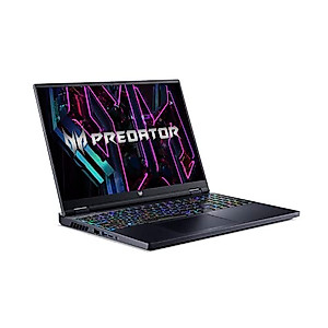 Acer Predator Helios 16 Gaming Laptop | 13th Gen Intel Core i7-13700HX | NVIDIA GeForce RTX 4070 | 16" 2560 x 1600 240Hz G-SYNC Display | 16GB DDR5 | 1TB Gen 4 SSD | Killer Wi-Fi 6E | PH16-71-72YG , Black