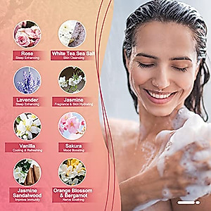 Aromatherapy Shower Steamers Christmas Gifts Set - Swcandy 8 Pcs Bath Bombs Gifts for Women, Shower Bombs with Essential Oils Relaxation Gifts for Home SPA, Melts for Women Who Has Everything