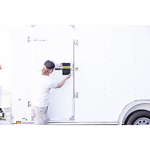 SnatchLatch — Door Lock for Heavy Duty Trailer — Anti Theft Device — for use with CAM BAR Style Latch ONLY — Utility Trailers, Locks for Trailers