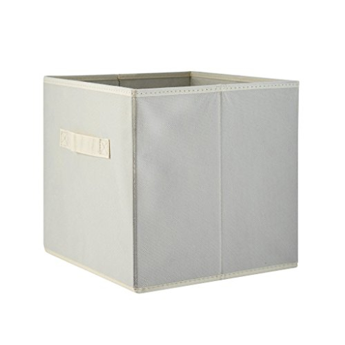 (8 PACK) Foldable storage boxes - Cube Basket storage bins - Beige collapsible
