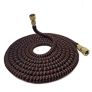 SLATIOM Flexible Magic Expandable Home Garden Water Hose High Pressure Car Wash Plastic Pipe with Foam Spray Gun (Color : 50ft)