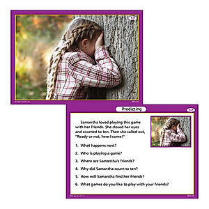 Super Duper Publications | Webber Inferencing Big Photo Flash Cards | Predicting, Reasoning and Critical Thinking Skills Fun Deck | Educational Learning Materials for Children