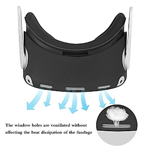 Design Shell Front Face Protector Cover for Oculus Quest 2 Headset Accessories Preventing Collisions and Scratches