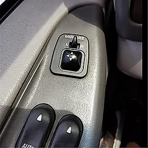 Obaee Mirror Control Switch Button Compatible with Ford F150 F250 F350 Excursion Expedition Escort Thunderbird Windstar Lobo Replaces F65Z17B676AB Front Driver Side Door Power Mirror Control Switch