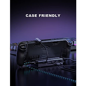 YYDSTDK M.2 Steam Deck Dock, Steam Deck Docking Station with 2TB M.2 Card Slot, HDMI 2.0 4k@60Hz, Gigabit Ethernet, 2 USB 3.0 Port, USB 2.0 Port and USB-C PD Port, Accessories for Stream Deck