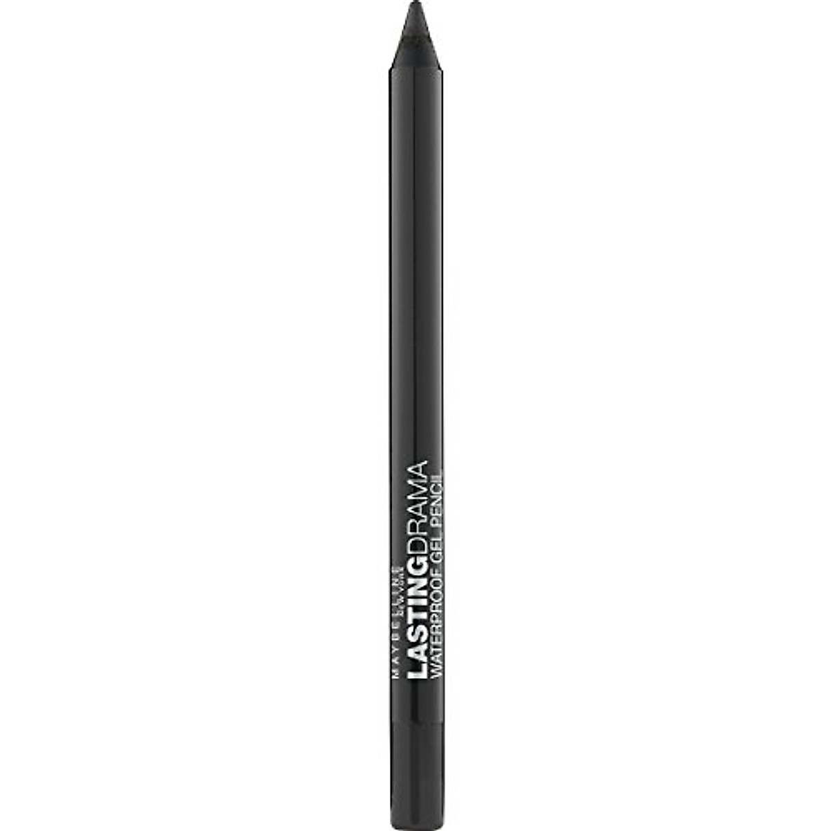 Maybelline New York Eyestudio Lasting Drama Waterproof Gel Pencil Makeup, Sleek Onyx, 2 Count