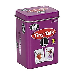 Super Duper Publications | Tiny Talk Articulation and Language L Sound Photo Flash Cards | Educational Resource for Children