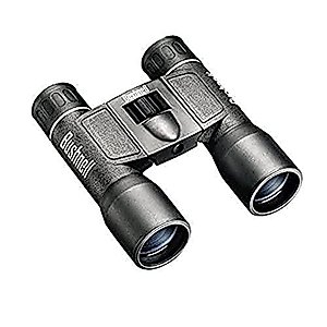 Bushnell Powerview 10x25 Compact Folding Roof Prism Binocular (Black)
