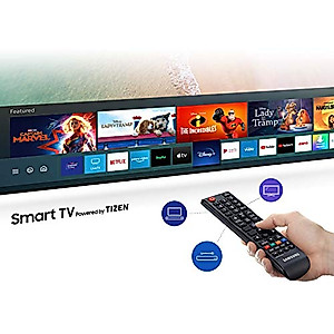 SAMSUNG UN55TU7000 55 inches 4K Ultra HD Smart LED TV (2020 Model) (Renewed)