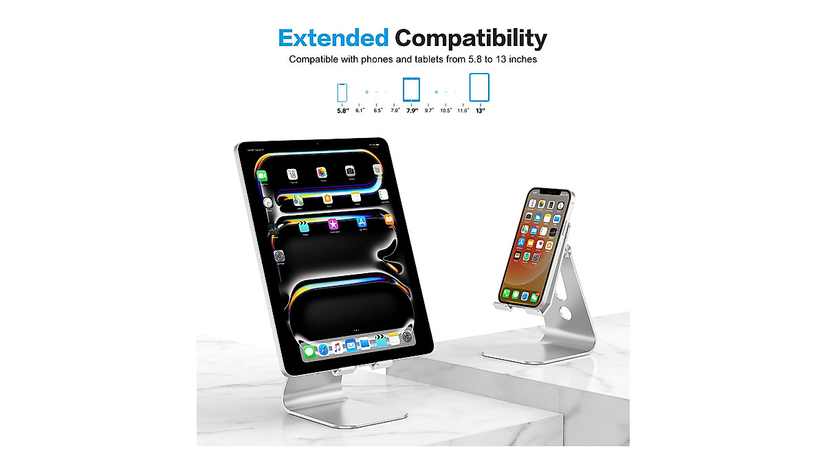 OMOTON Adjustable Tablet Stand - Stability & Compatibility