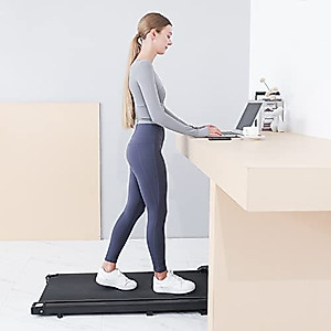 Veclory Under Desk Treadmill Walking Pad Desk Treadmill Slim Walking Running Jogging Machine for Home Office Exercise Remote Control LCD Display Portable