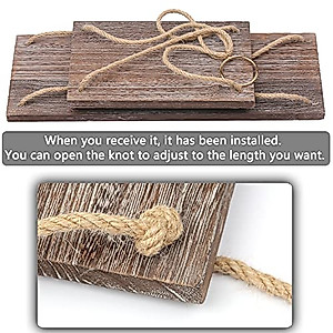 MITIME Shelves for Wall & Window Plant Shelf Indoor - Floating Wall Shelves for Living Room, Bathroom, Bedroom, Kitchen, Office - Wall Hanging Shelf - Boho Wall Decor Home , Triangle 2 Layers (1)