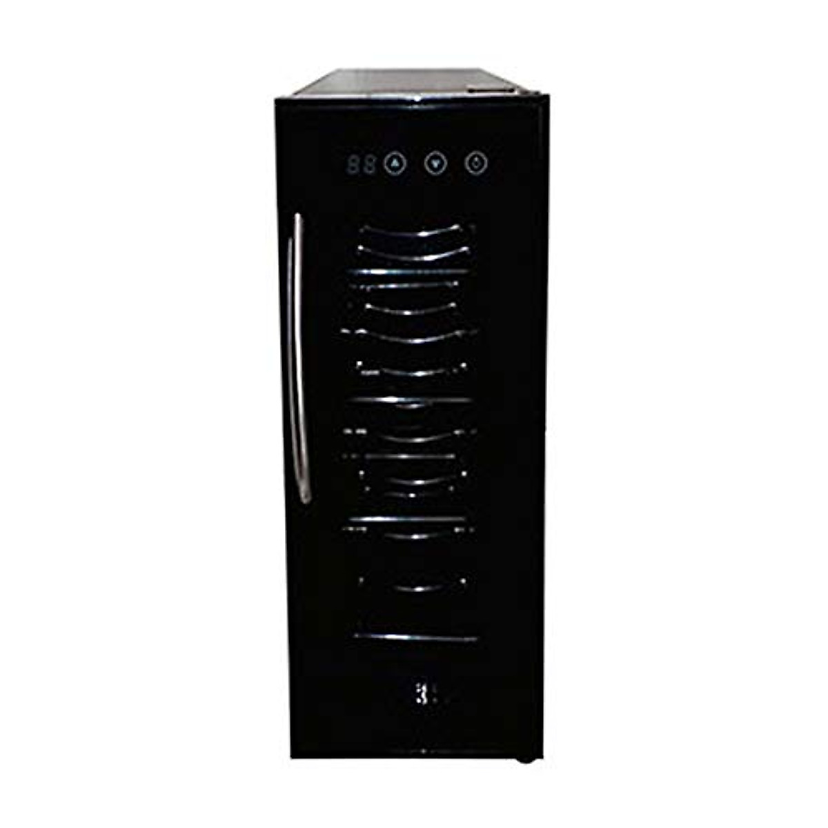 Koblenz EVFK-04 4-Bottle Free Standing Single Zone Fridge and Chiller Wine Cooler, One Size, Black