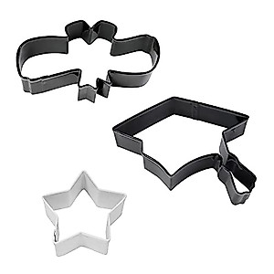 R & M International Graduation Cookie Cutter, One Size, Multi Color