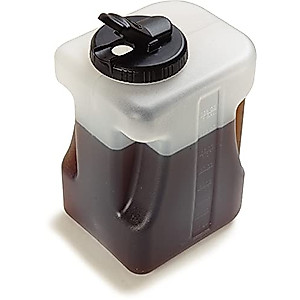 Carlisle FoodService Products 640000 Plastic Container/Jug with Lid, 1 Gallon