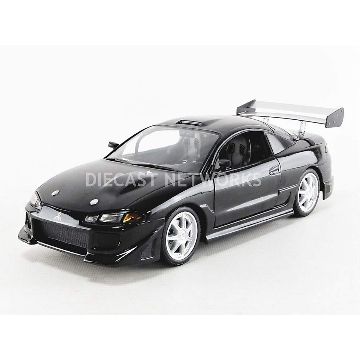 Greenlight Artisan Collection 19040 1995 Mitsubishi Eclipse Black 1:18 Scale