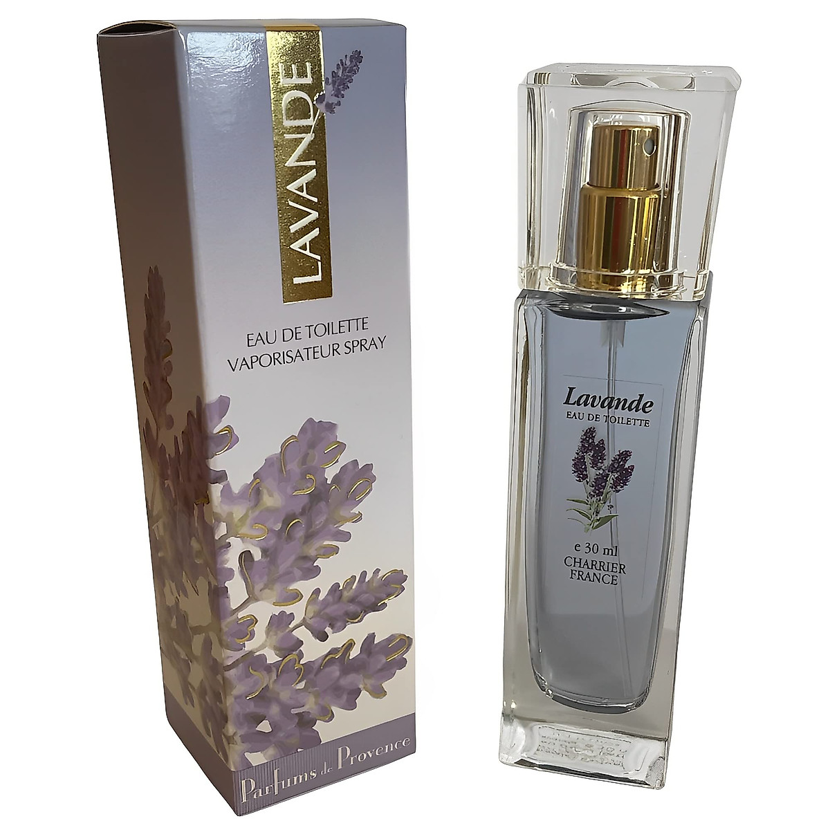 Charrier Parfums - Eau de Toilette Lavande (Fine Lavander) Spray - 30 ml - Made in Provence, France