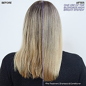 Redken Blondage High Bright Shampoo  | Brightens and Lightens Color-Treated and Natural Blonde Hair Instantly | Infused with Vitamin C | 10.1 Fl Oz