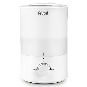 LEVOIT Humidifiers for Bedroom Large Room, 3L Cool Mist Top Fill Oil Diffuser & LEVOIT Smart Cool Mist Humidifiers for Bedroom, Top Fill Essential Oil Diffuser with Sensor