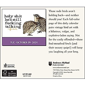 Effin' Birds 2024 Day-to-Day Calendar