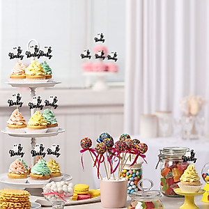 Gyufise 24Pcs Halloween Baby Shower Cupcake Toppers Halloween Oh Baby Cupcake Picks Little Boo Cupcake Topper Halloween Ghosts Decoration Supplies