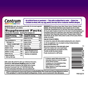 Centrum Womens Multigummies - Assorted Fruit 100 Gummies