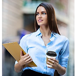 Ginkgo [100 Pack 12 oz + 100 Pack 16 oz Disposable Thickened Paper Coffee Cups with Lids and Sleeves