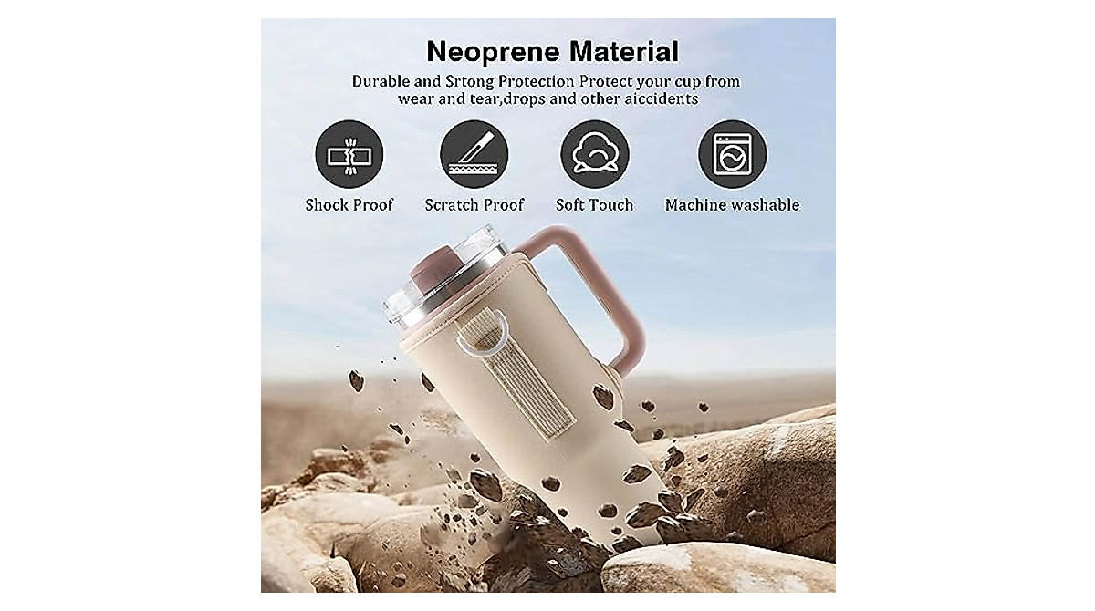 Premium Stanley Cup Holder with Adjustable Strap