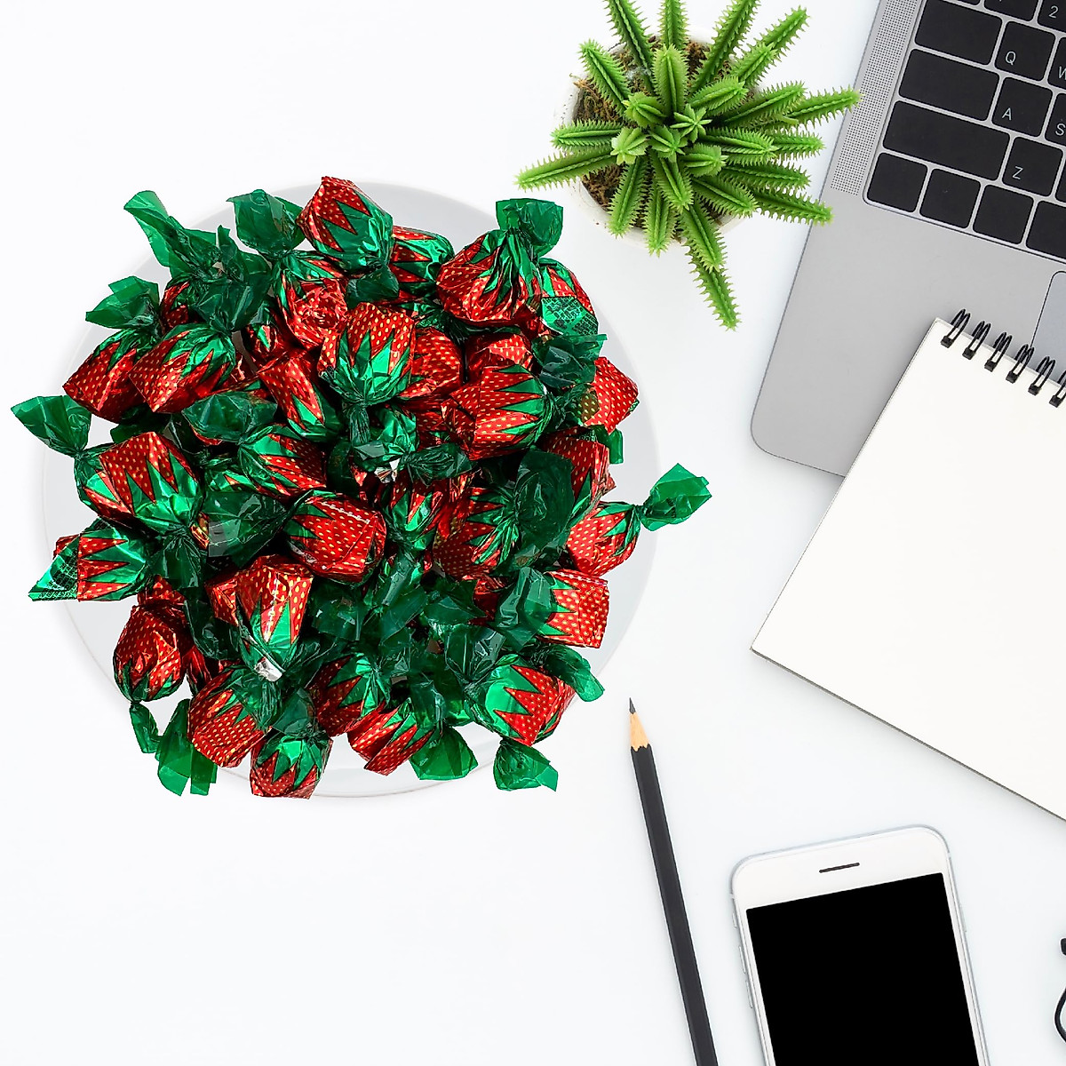 Arcor Strawberry Bon Bons Filled Hard Candy Bulk, 2 Pound Bag