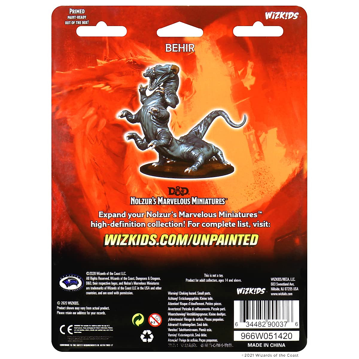 D&D Nolzurs Marvelous Upainted Miniatures: Wave 11: Behir