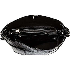 Steve Madden Women's Bsammy shoulder handbags, Black, One Size US