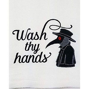 Plague Doctor Kitchen Towel Halloween Decor
