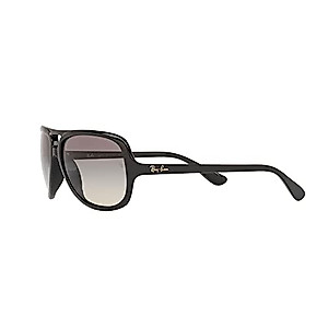 Ray-Ban RB4162 Aviator Sunglasses, Black/Grey Gradient, 59 mm