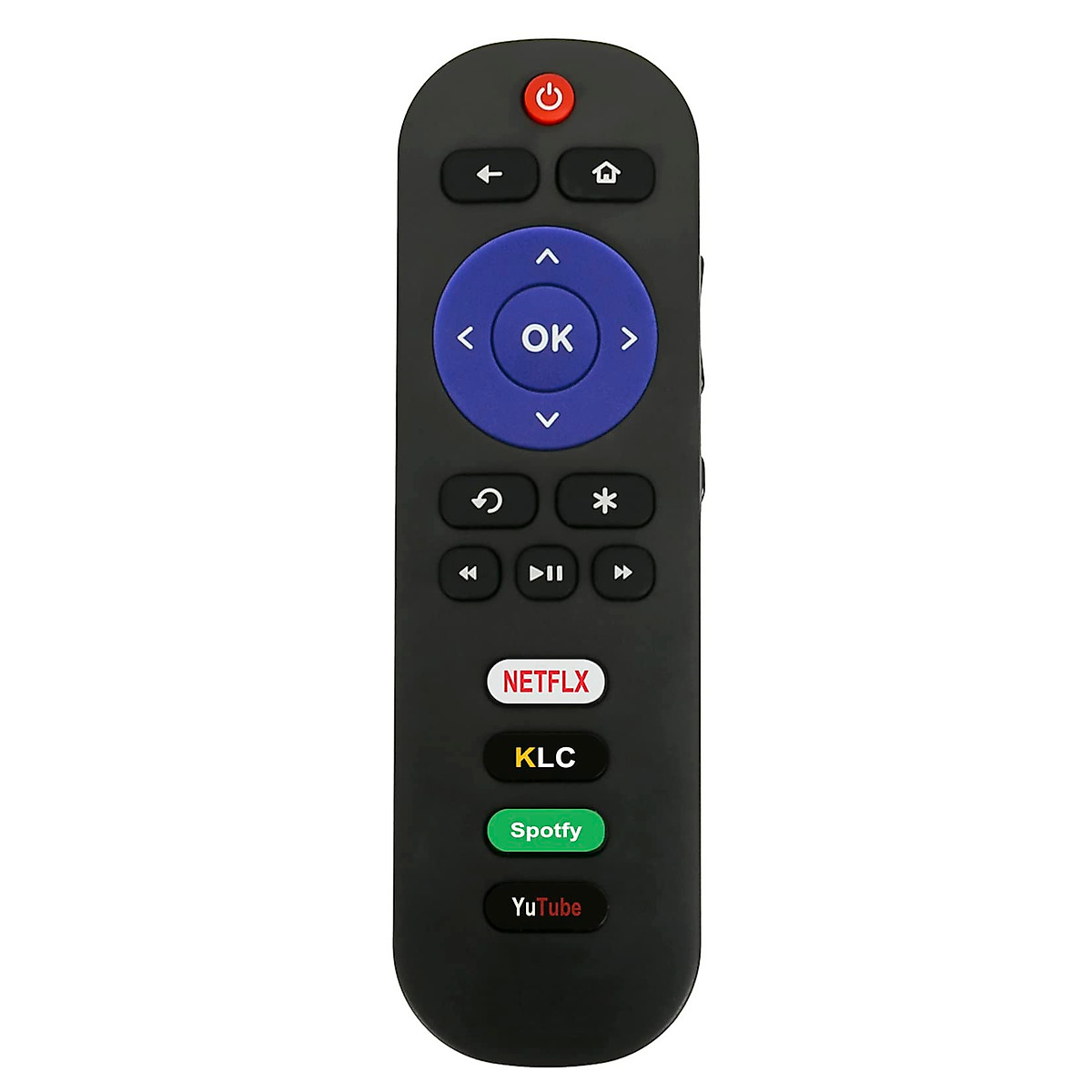 New RC280 Replacement Remote Control fit for S327 S401 S403 Series TCL Smart Value LED 4K ROKU TV 32S327 55S401 65S401 43S403 49S403 55S403 65S403 with 4 Shortcut Key