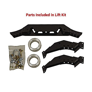 SuperATV Adjustable 3-5" Lift Kit for Polaris RZR XP 1000/4 1000 (2014-2016) - Black