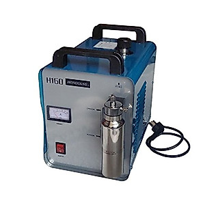 H160 75L/H Polisher Portable Oxygen Hydrogen Water Welder Flame Polishing Machine 110V